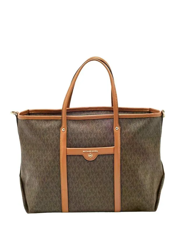 Michael Kors Logo-pattern Tote Bag - Brown