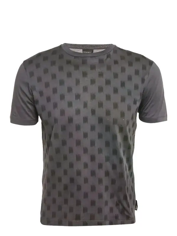 Emporio Armani Print Crewneck Jersey - Grey