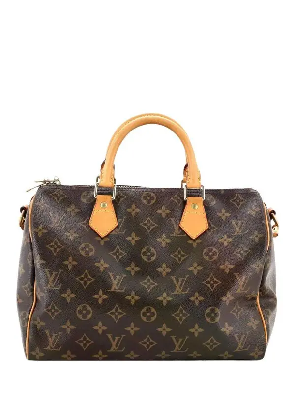 LOUIS VUITTON Speedy Bandouliere Monogram Canvas 30 - Brown