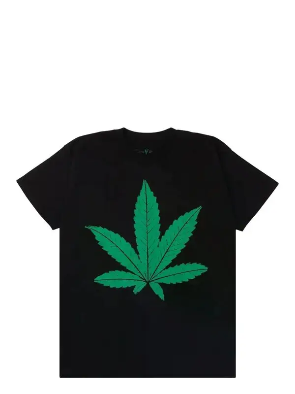 VLONE Leaf-print T-shirt - Black