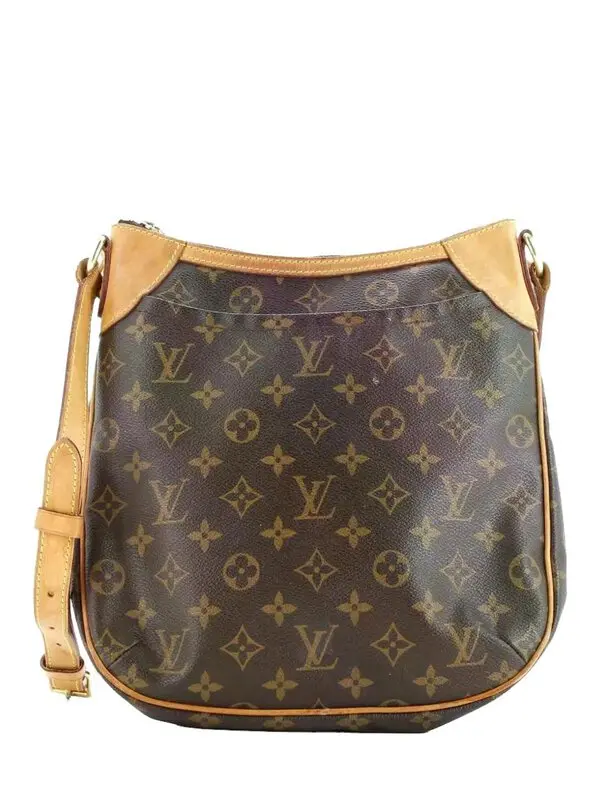 LOUIS VUITTON Odeon Monogram Canvas Pm Crossbody Bag - Brown