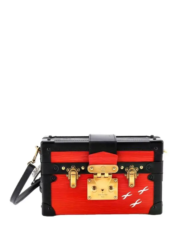 LOUIS VUITTON Petite Malle Epi Leather Clutch - Red