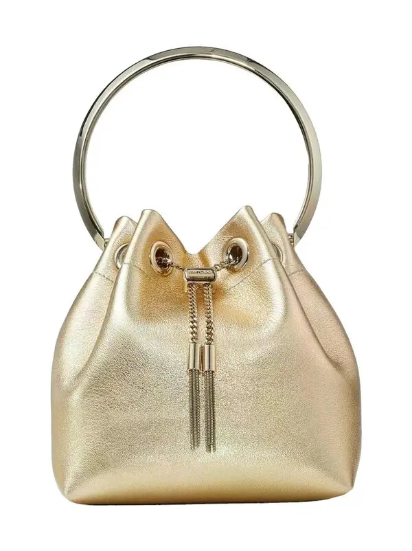 JIMMY CHOO Bon Bon Bucket Bag - Gold