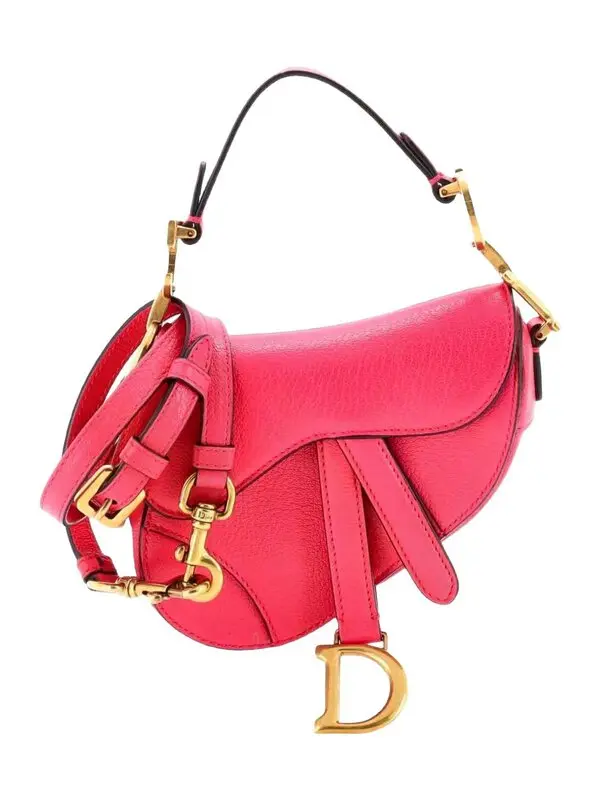 Dior Saddle Micro Shoulder Bag - Pink