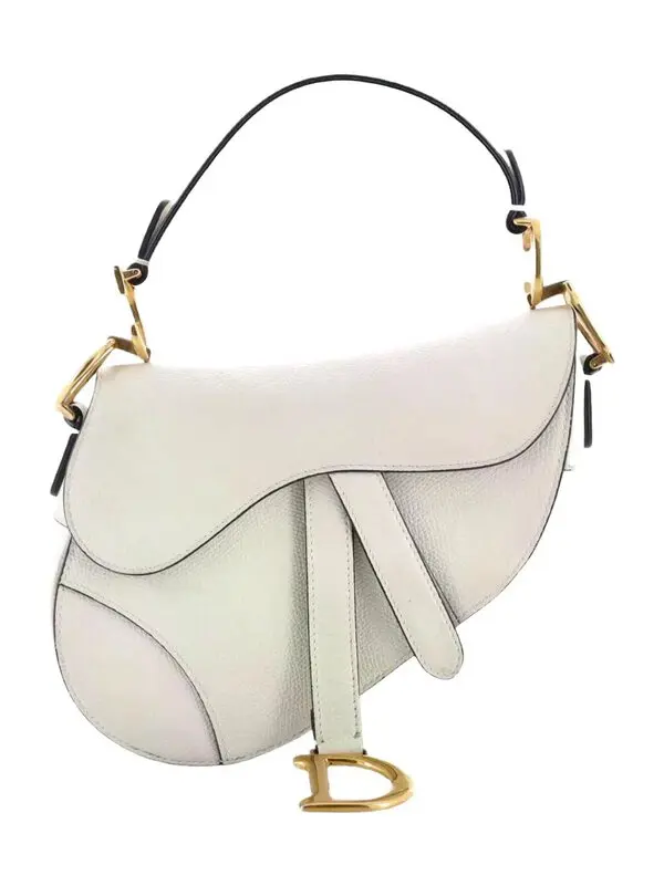 Dior Saddle Mini Shoulder Bag Leather - White