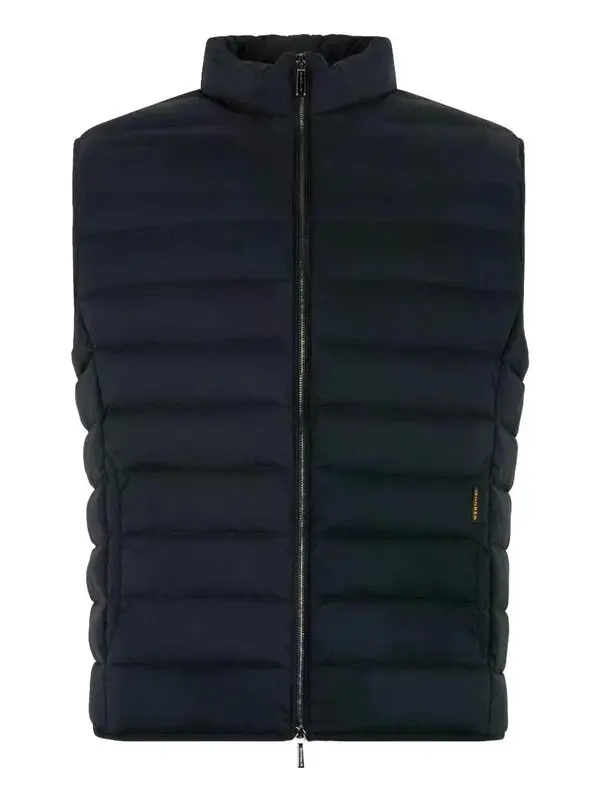 MOORER Padded Waistcoat - Blue