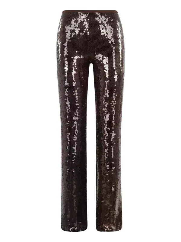 SEMICOUTURE Timothe Sequin Trousers - Brown