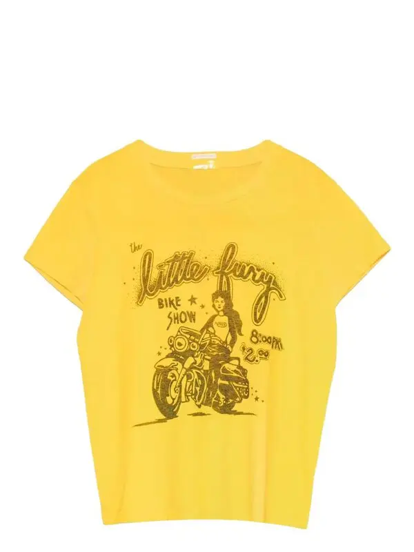 MOTHER Printed T-shirt - Yellow