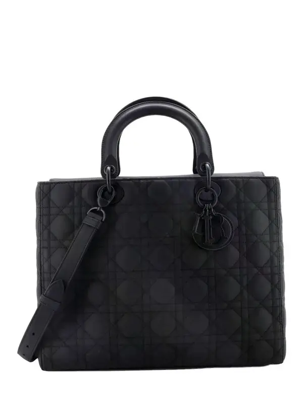 Dior Lady Large Satchel - Black