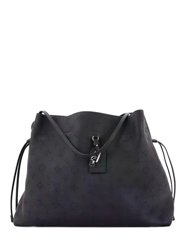 LOUIS VUITTON Boundless Handbag Mahina Leather - Black