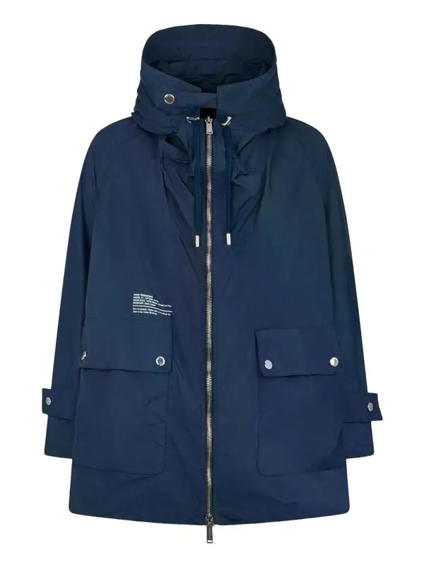 Dsquared2 Hooded Pocket Coat - Blue