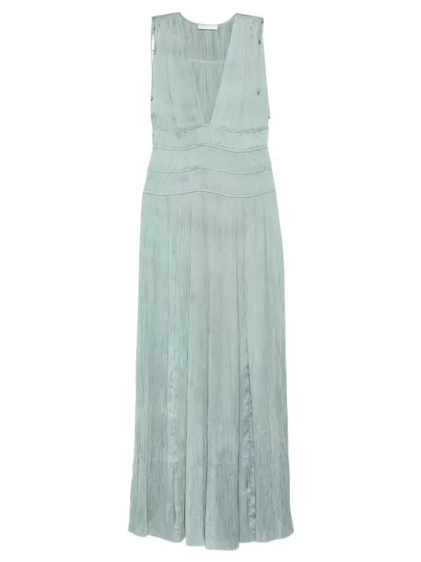 Ulla Johnson Tasneem V-neck Maxi Dress - Green