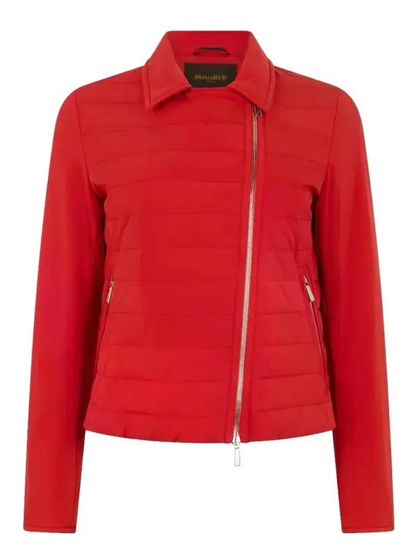 MOORER Quilted Jacket - Red