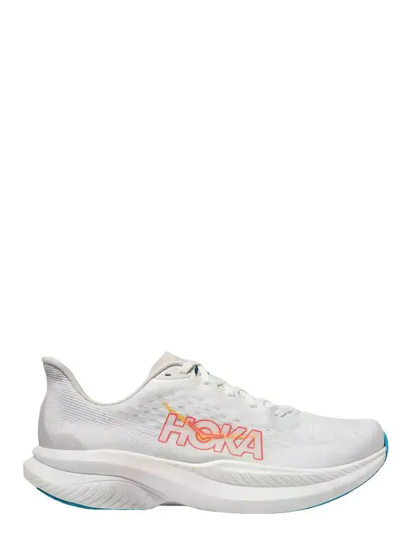 HOKA® Mach 6 Logo-print Sneakers - White