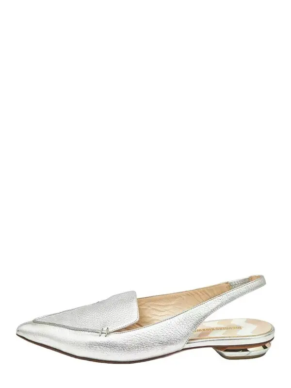 NICHOLAS KIRKWOOD Beya Slingback Pumps - Silver