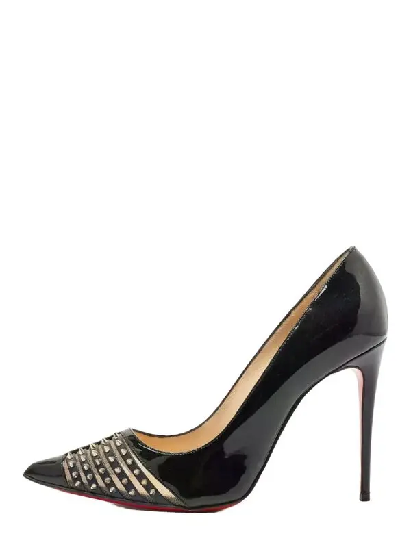 CHRISTIAN LOUBOUTIN Bareta Pointed-toe Heeled Pumps - Black