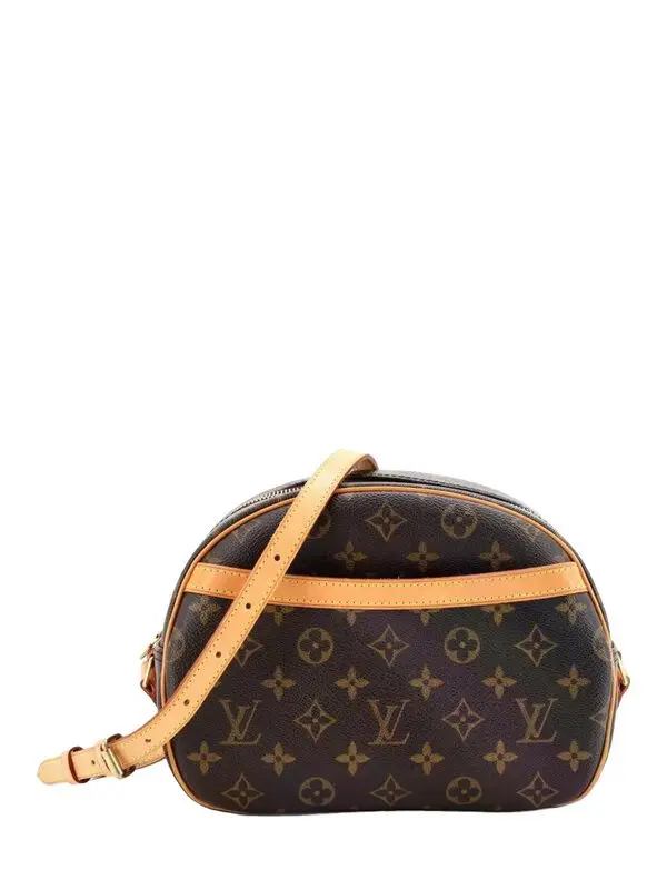 LOUIS VUITTON Blois Handbag Monogram Canvas Crossbody Bag - Brown