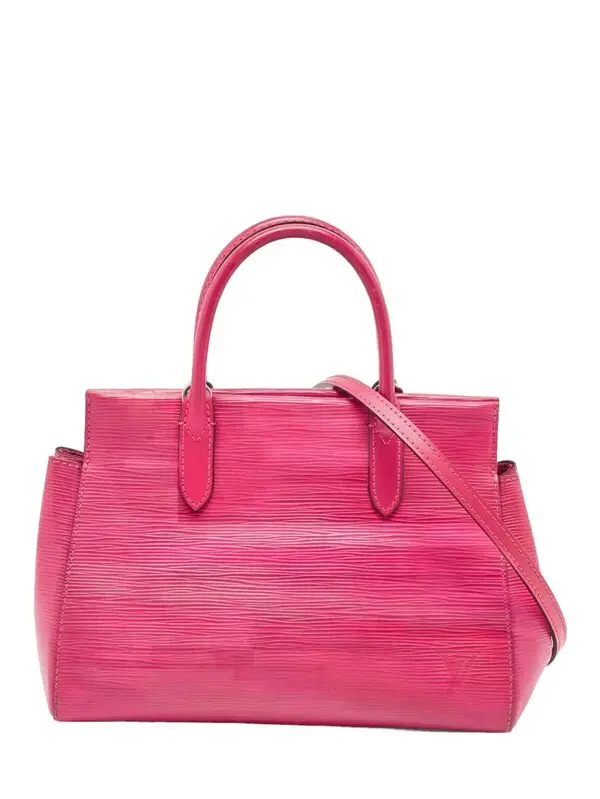 LOUIS VUITTON Bb Marly Leather Tote Bag - Pink