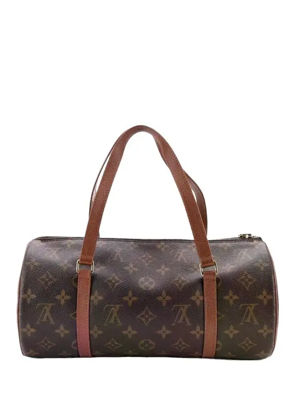 LOUIS VUITTON Papillon Handbag Monogram Canvas 30 - Brown
