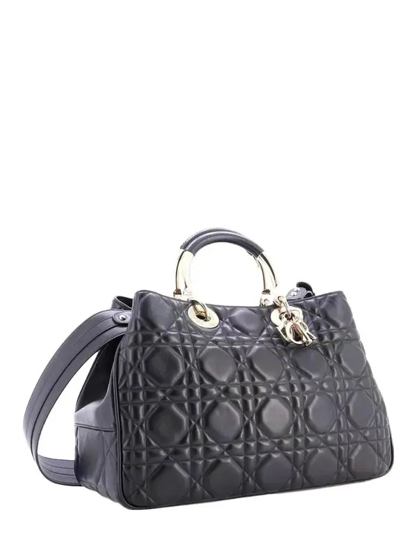 Dior Lady 95.22 Large Tote Bag - Black