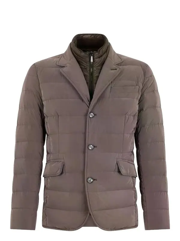 MOORER Padded Jacket - Brown