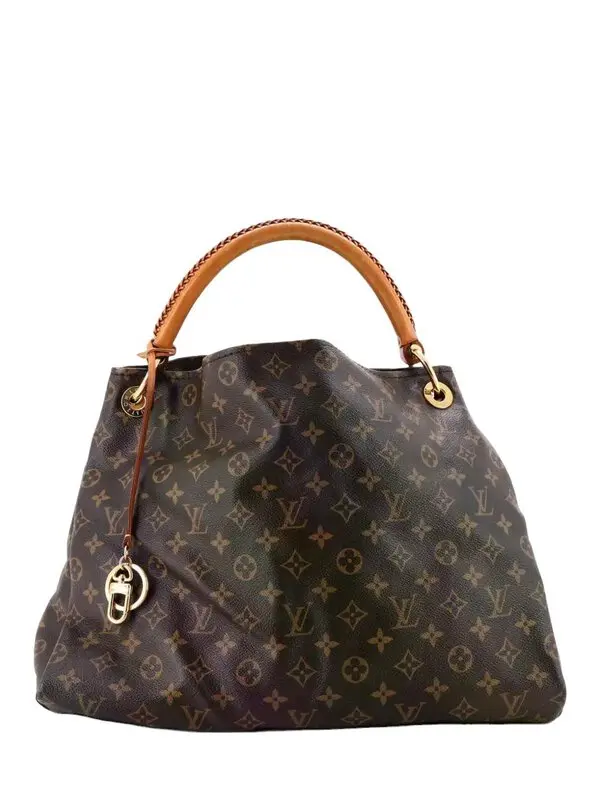 LOUIS VUITTON Artsy Mm Monogram Canvas Hobo Bag - Brown