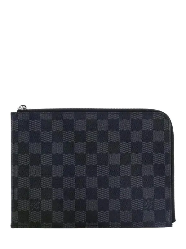 LOUIS VUITTON Pochette Jules Damier Graphite Pm Clutch - Black
