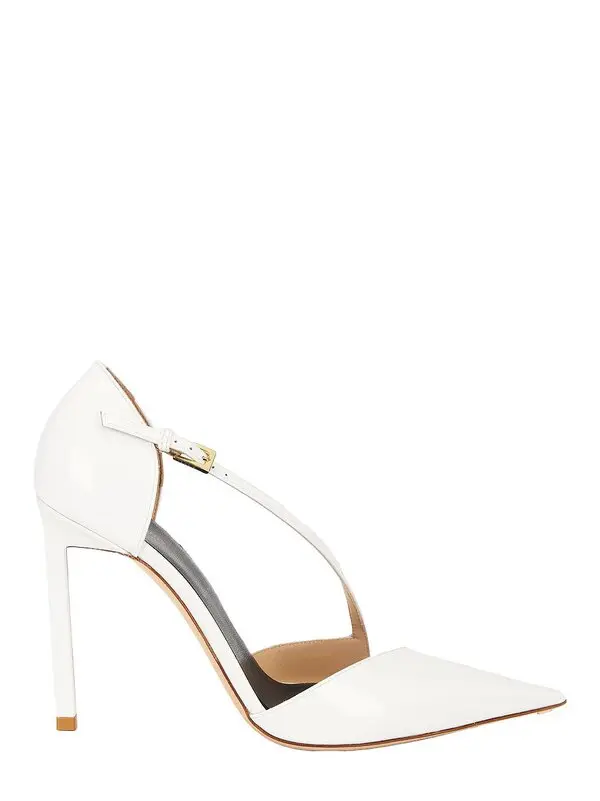 TOM FORD Patent Leather Pumps - Optical White