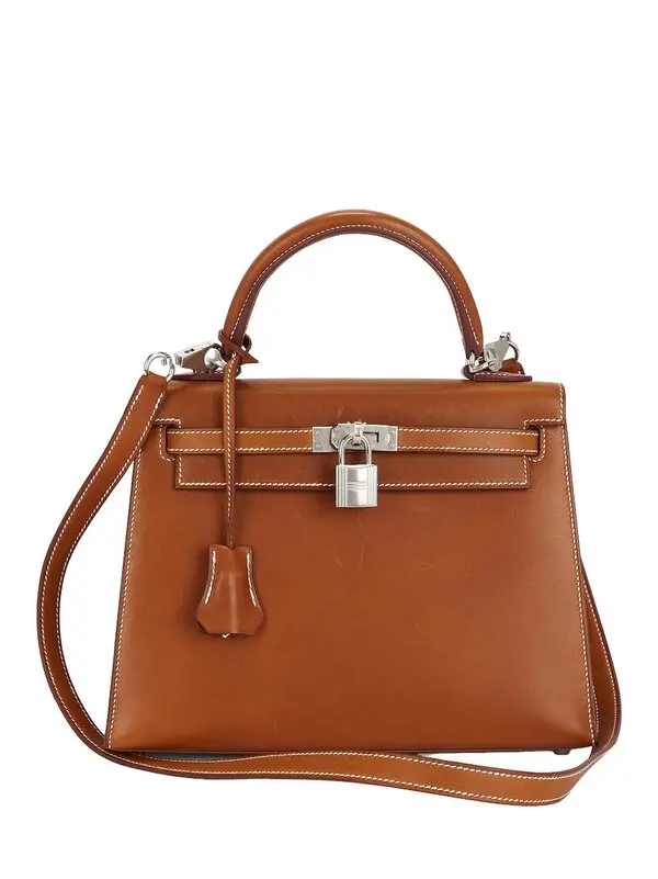 Hermès Barenia Kelly 25 Handbag - Gold