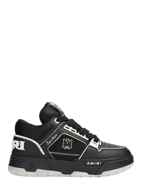 Amiri Ma-1 Leather & Mesh Sneakers - Black