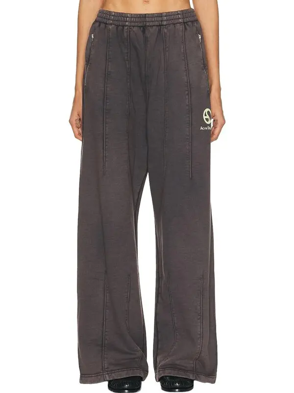 Acne Studios Prowser U Duo Logogram Sweatpant - Faded Black