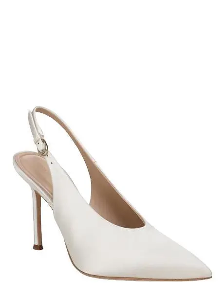 FAVORITE DAUGHTER Remy Pointed Toe Slingback Sandal - Ivory