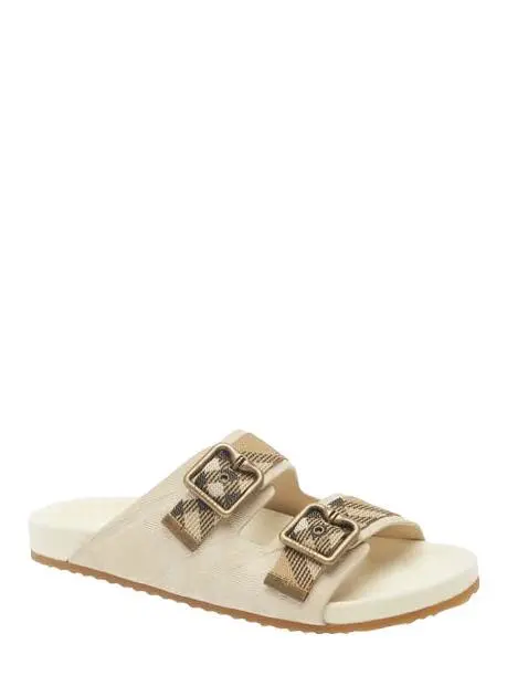 Burberry Urchin Slide Sandal - Beige