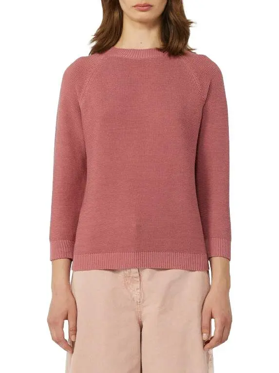 Max Mara Aere Cotton Knit Sweater - Antique Rose