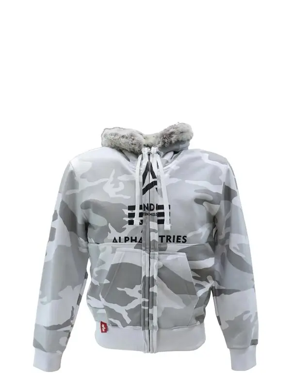 PROTOTYPES Fleece Camouflage Hoodie - White