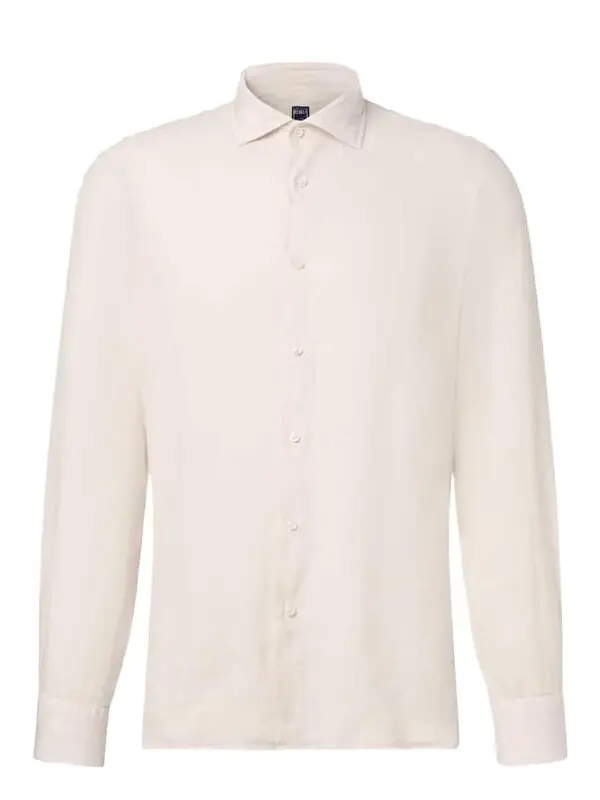 Fedeli Nick Linen Shirt - White