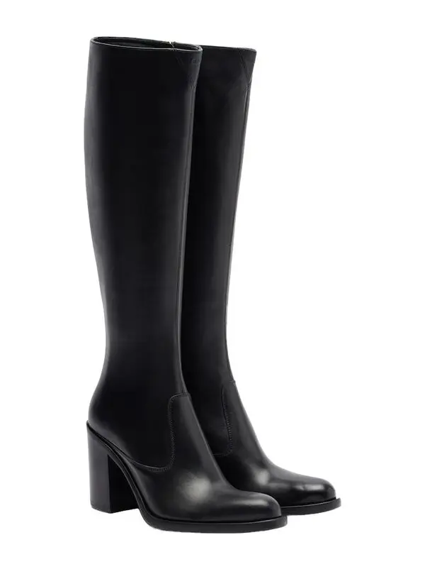 Chloé Phoenix Knee-high Leather Boots - Black