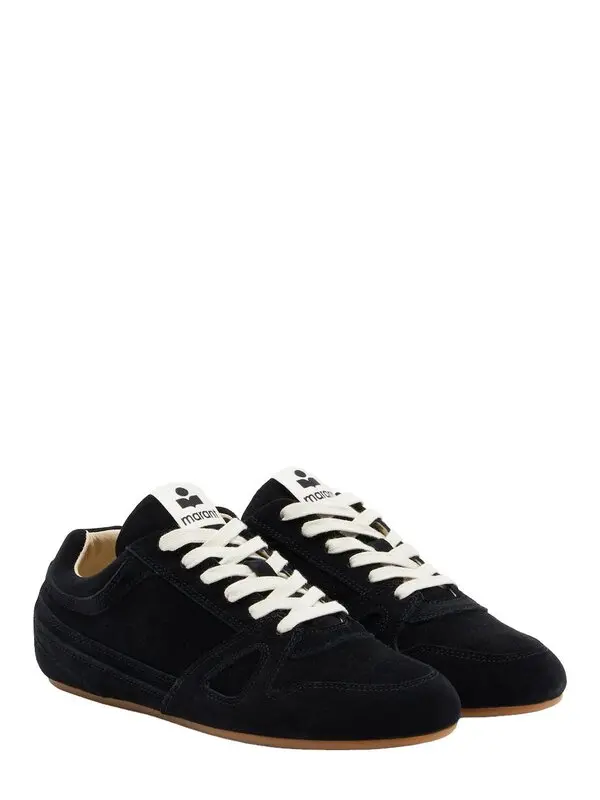 Isabel Marant Étoile Senny Suede Sneakers - Black