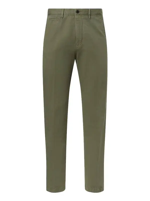 SLOWEAR Cotton And Linen Slim Pants - Green