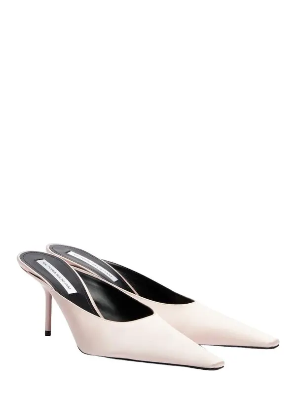 Victoria Beckham Sloan Satin Mules - Pink