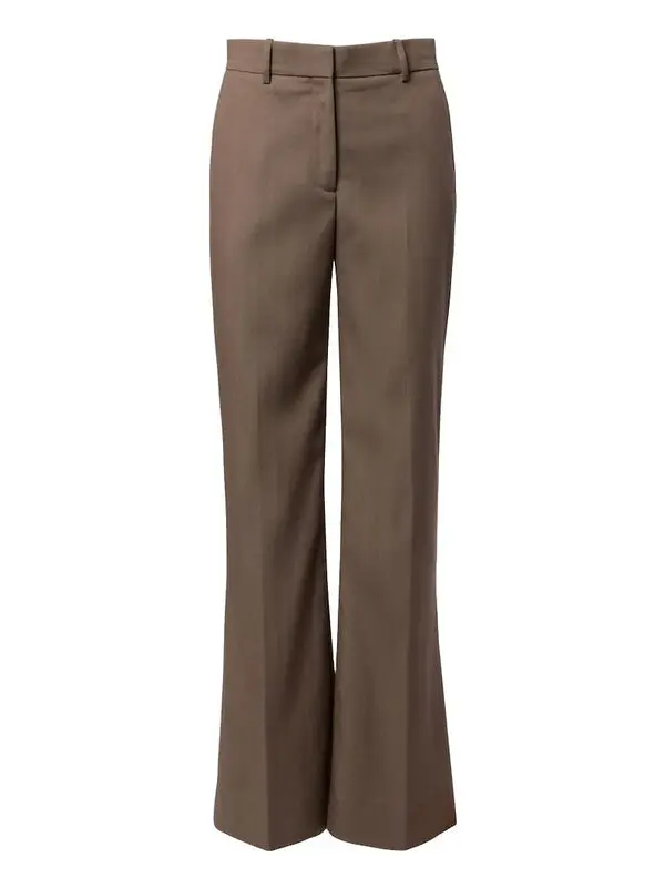 Acne Studios Pekko Wool-blend Wide-leg Pants - Beige