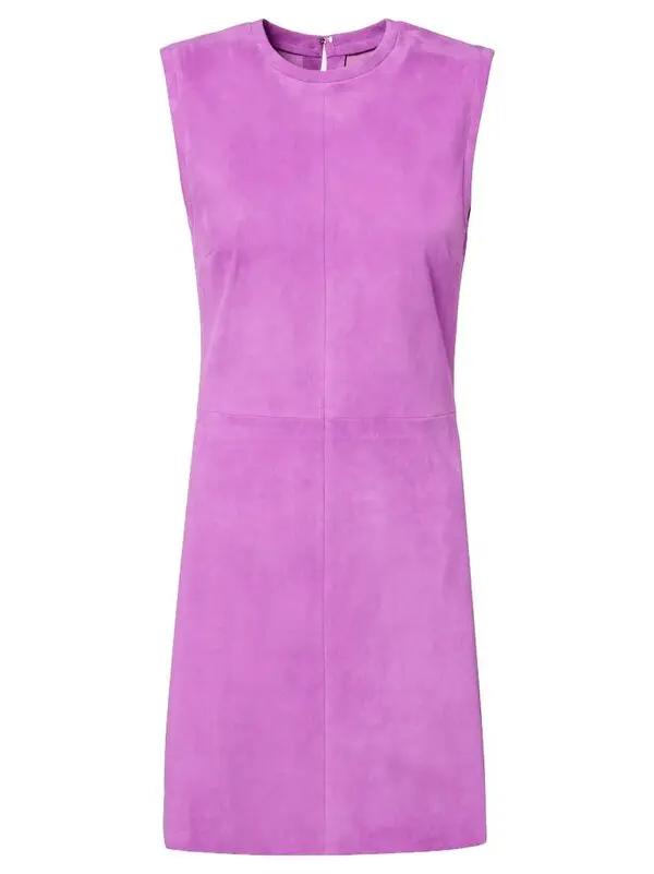 Stouls Dollie Suede Mini Dress - Purple