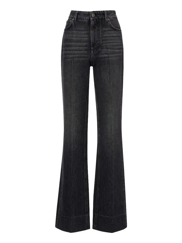 Dolce & Gabbana High-rise Flared Jeans - Black