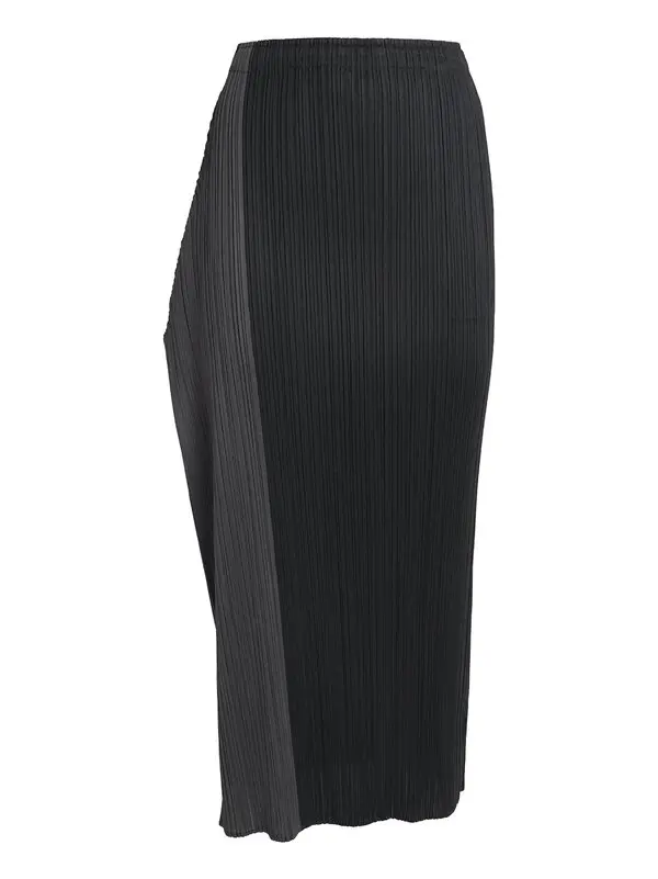 Issey Miyake Pointe Midi Skirt - Black