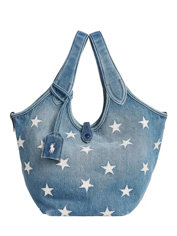 Polo Ralph Lauren Denim Polo Play Tote Bag - Blue
