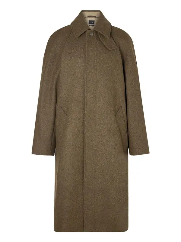 A.p.c. Wool Coat - Green