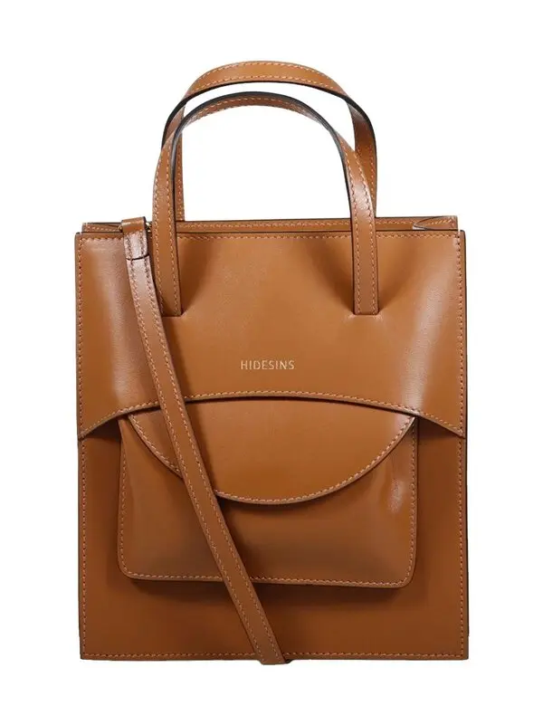 HIDESINS Flap Leather Mini Bag - Brown