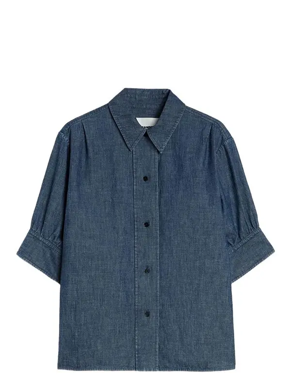 JIL SANDER Denim Cotton Shirt - Blue