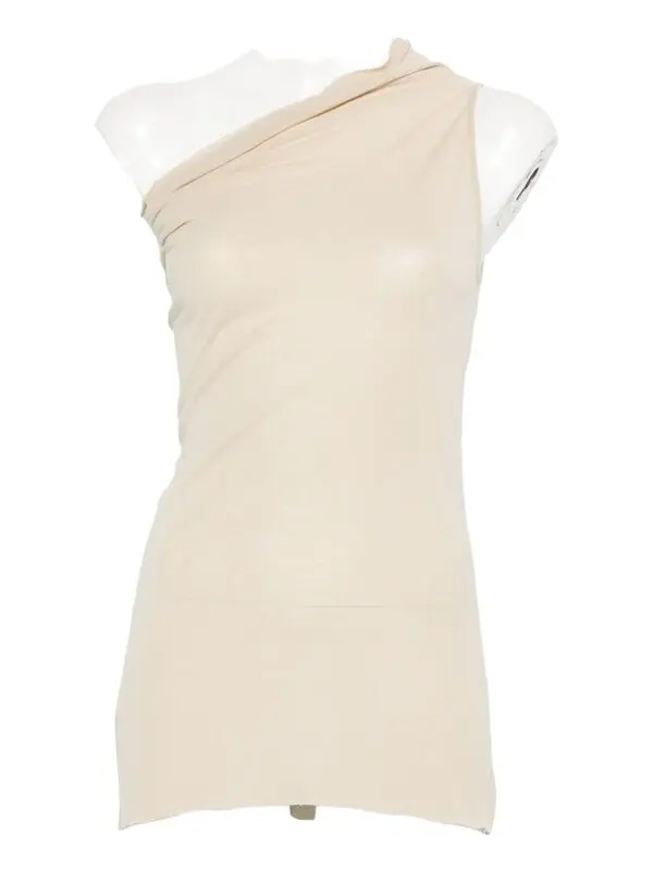 Rick Owens Silk Tank Top - Beige