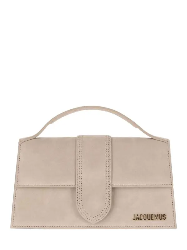 Jacquemus Le Grand Bambino Leather Handbag - Beige